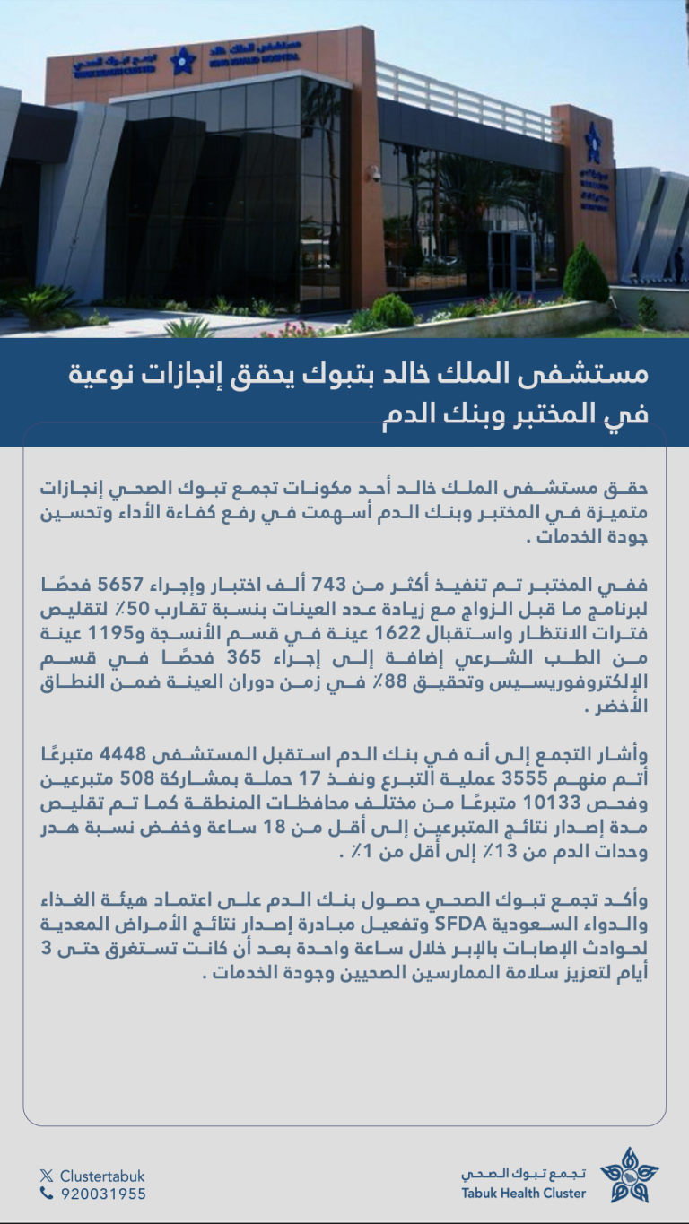 تجمع تبوك الصحي | Tabuk Health Cluster